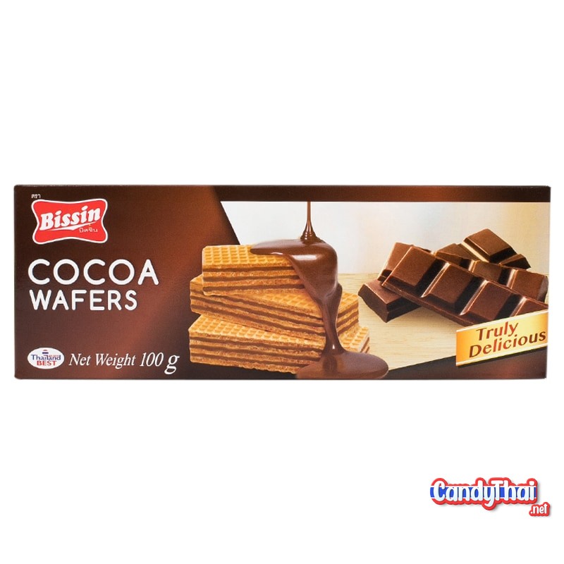Bissin Cocoa Wafer 100g. - Candy Thai