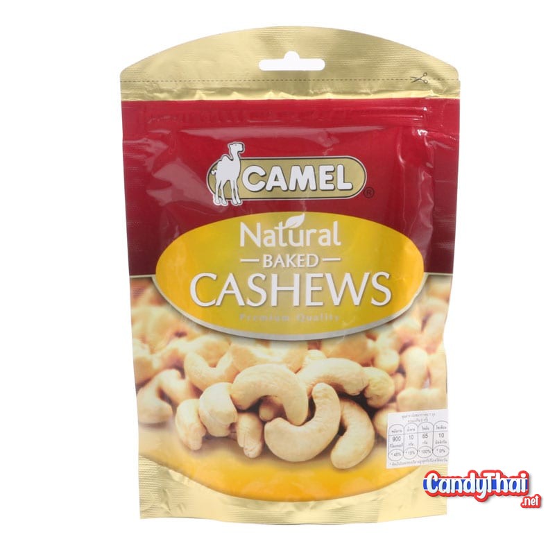 Camel Natural Baked Cashews 150g. - Candy Thai