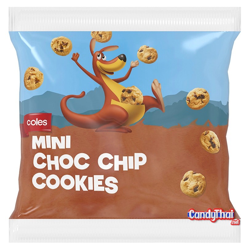 Coles Mini Choc Chip Cookies 180g. - Candy Thai
