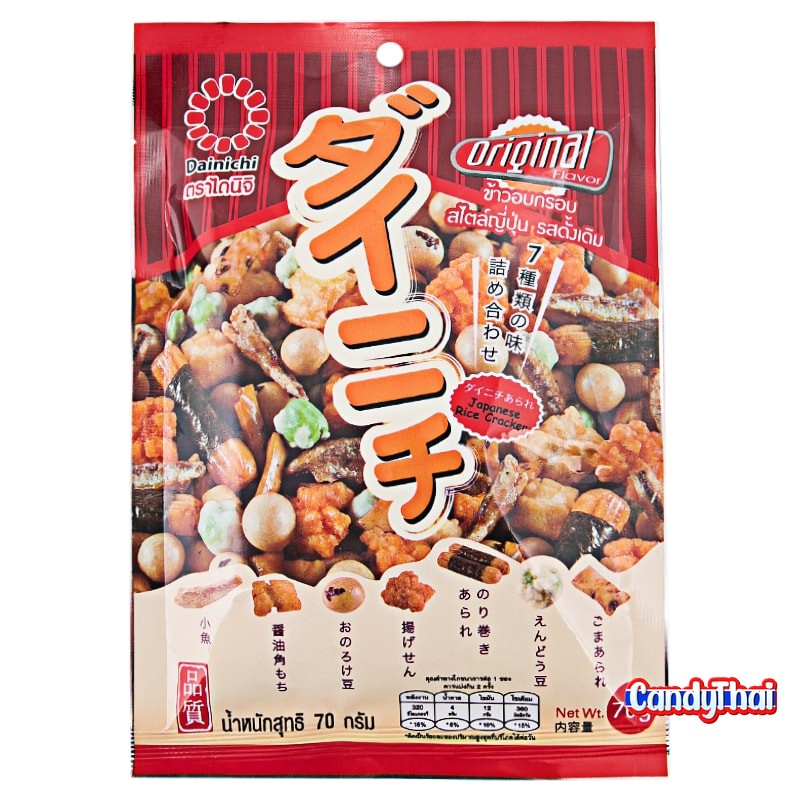 Dainichi Japanese Rice Cracker Original 60g. - Candy Thai