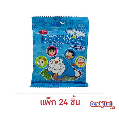 Doraemon fruit jelly gel (assorted pattern) 34 grams (24 pieces ...
