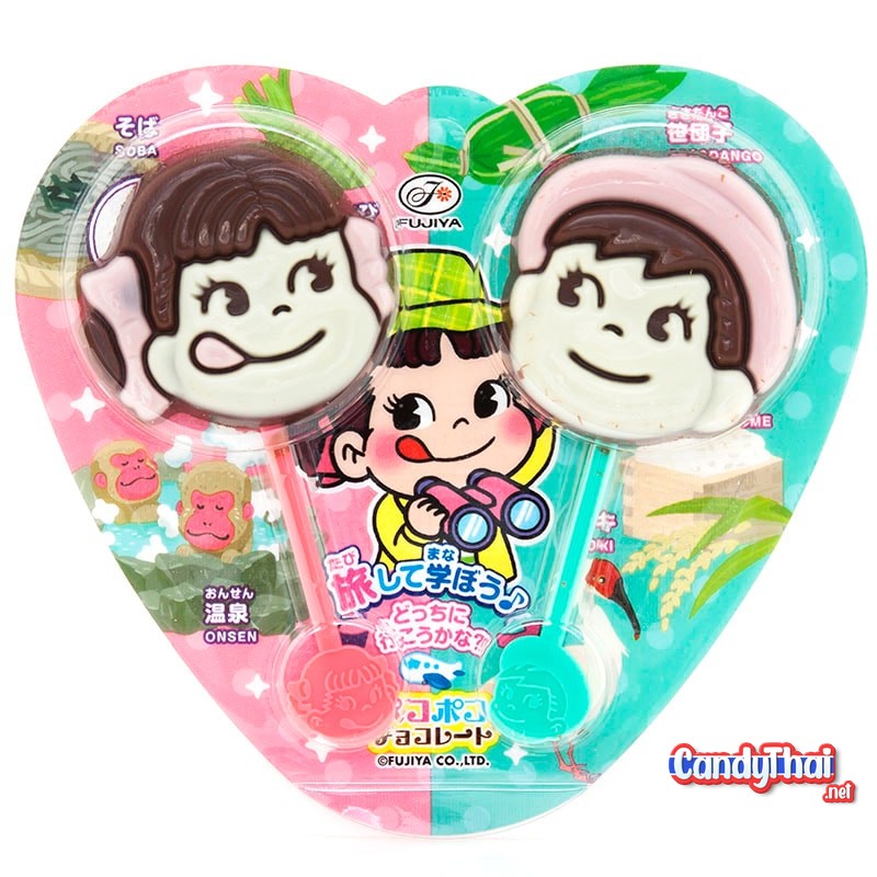 Fujiya Peko Poko Chocolate 24g. - Candy Thai