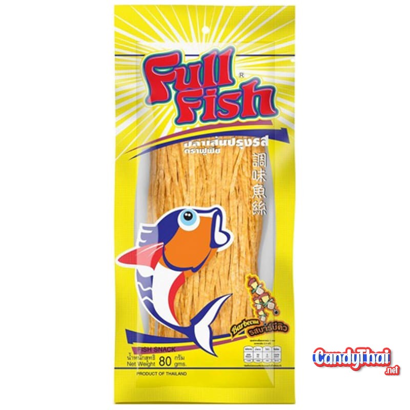 Full Fish Fish Snack BBQ Flavour 80g. - Candy Thai