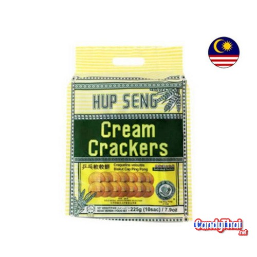 Hub Seng Cream Cut Ping Pong 225 grams - Candy Thai