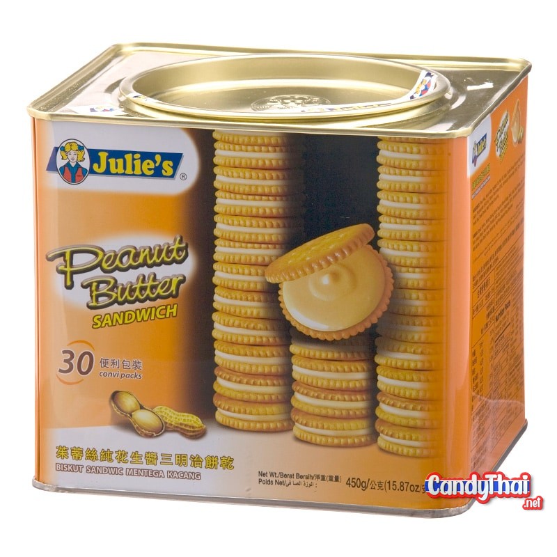 Julie Peanut Butter Sandwich Biscuits 450g. - Candy Thai