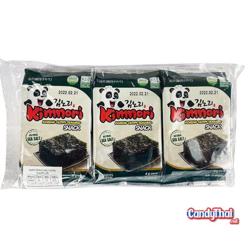 Kimnori Crispy Seaweed Original Flavor 12g. - Candy Thai