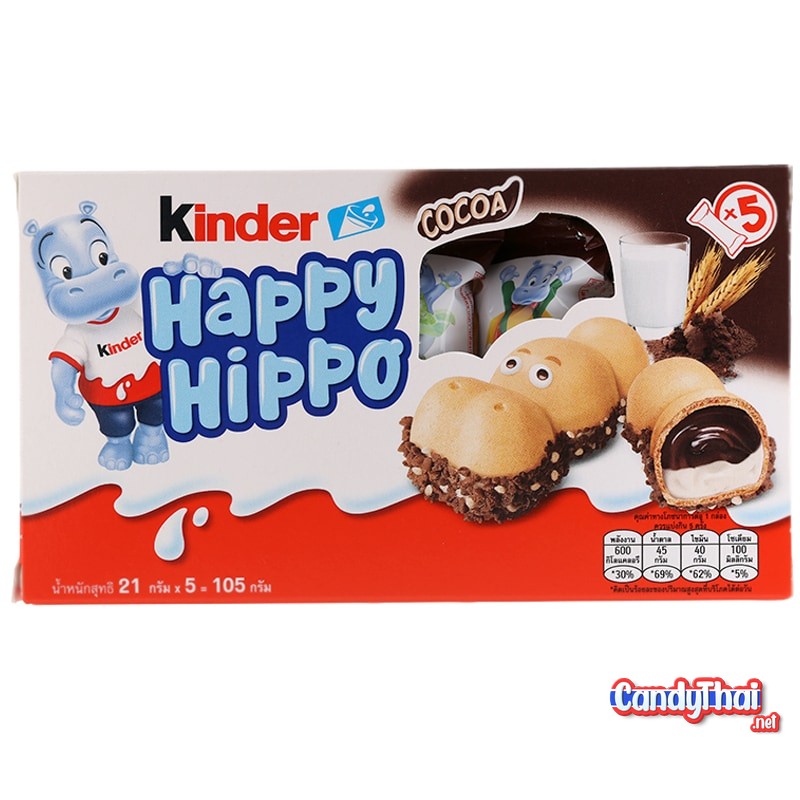 Kinder Happy Hippo Wafer 105g. - Candy Thai