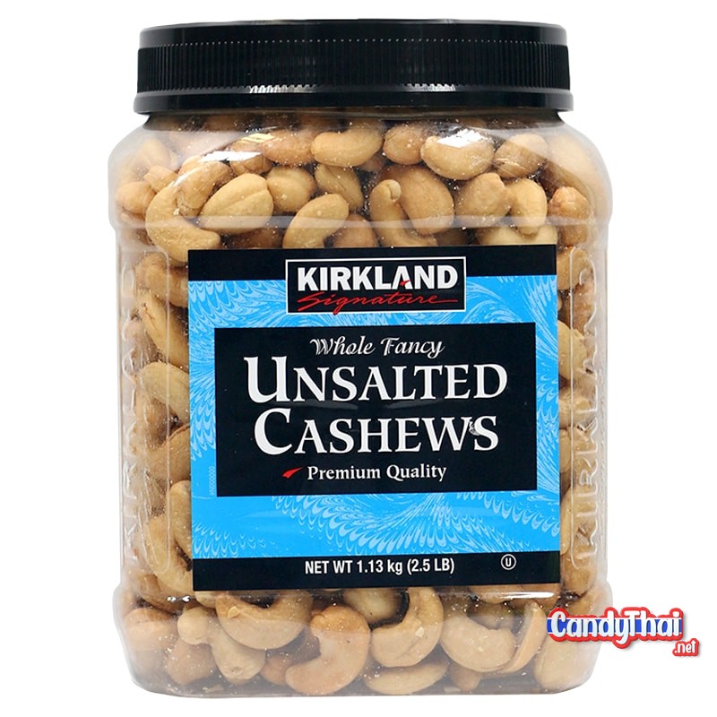Kirkland Signature Whole Fancy Unsalted Cashews 1.13kg. - Candy Thai