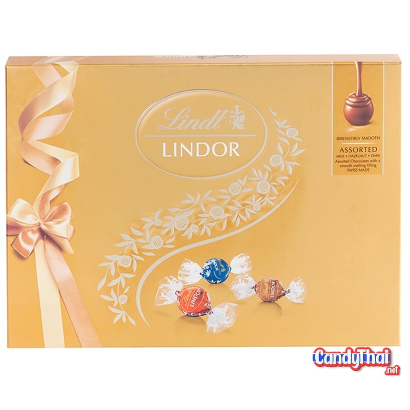 Lindt Lindor Cornets Assorted Chocolate 168g. - Candy Thai