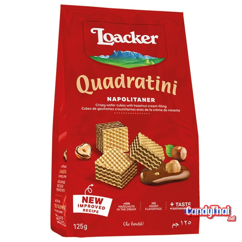 Loacker Wafer Hazelnut 125g. - Candy Thai