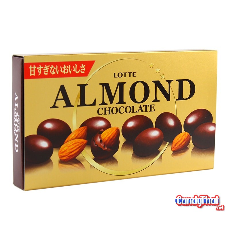 Lotte Almond Chocolate 86g. - Candy Thai