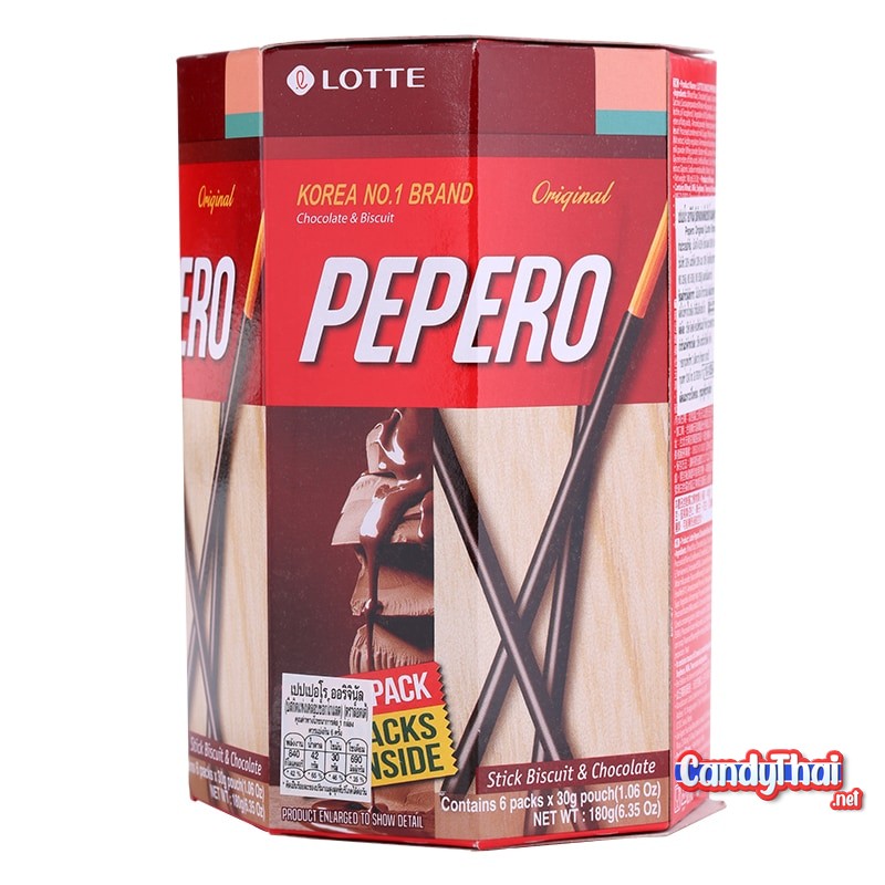 Lotte Pepero Original 180g. - Candy Thai