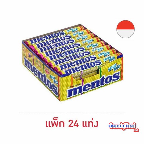 Mentos, candy, 37 grams (24 pack) - Candy Thai