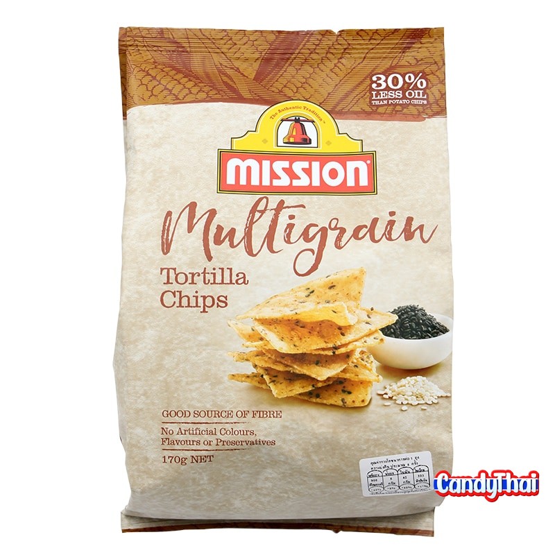 Mission Tortilla Chips Multigrain 170g. - Candy Thai