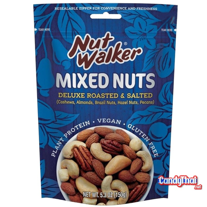 Nut Walker Mixed Nuts Duluxe 150g. - Candy Thai