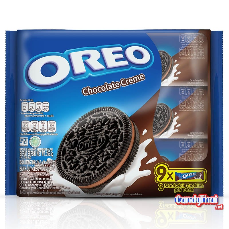 Oreo Chocolate Sandwich Cookies 248.4g. - Candy Thai