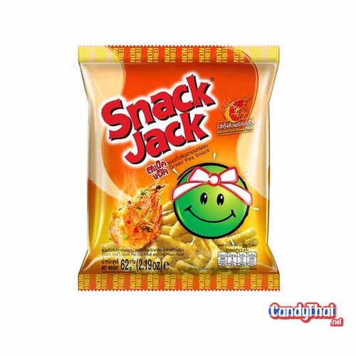 Snack Jack, Roasted Shrimp Chili Salt 65 grams - Candy Thai
