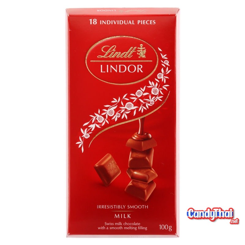 Lindt Lindor Milk Chocolate 100g. - Candy Thai