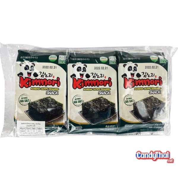 Kimnori Crispy Seaweed Original Flavor 12g. - Candy Thai