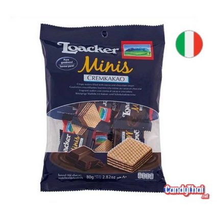 Mini locker Cocoa wafer 80 grams - Candy Thai